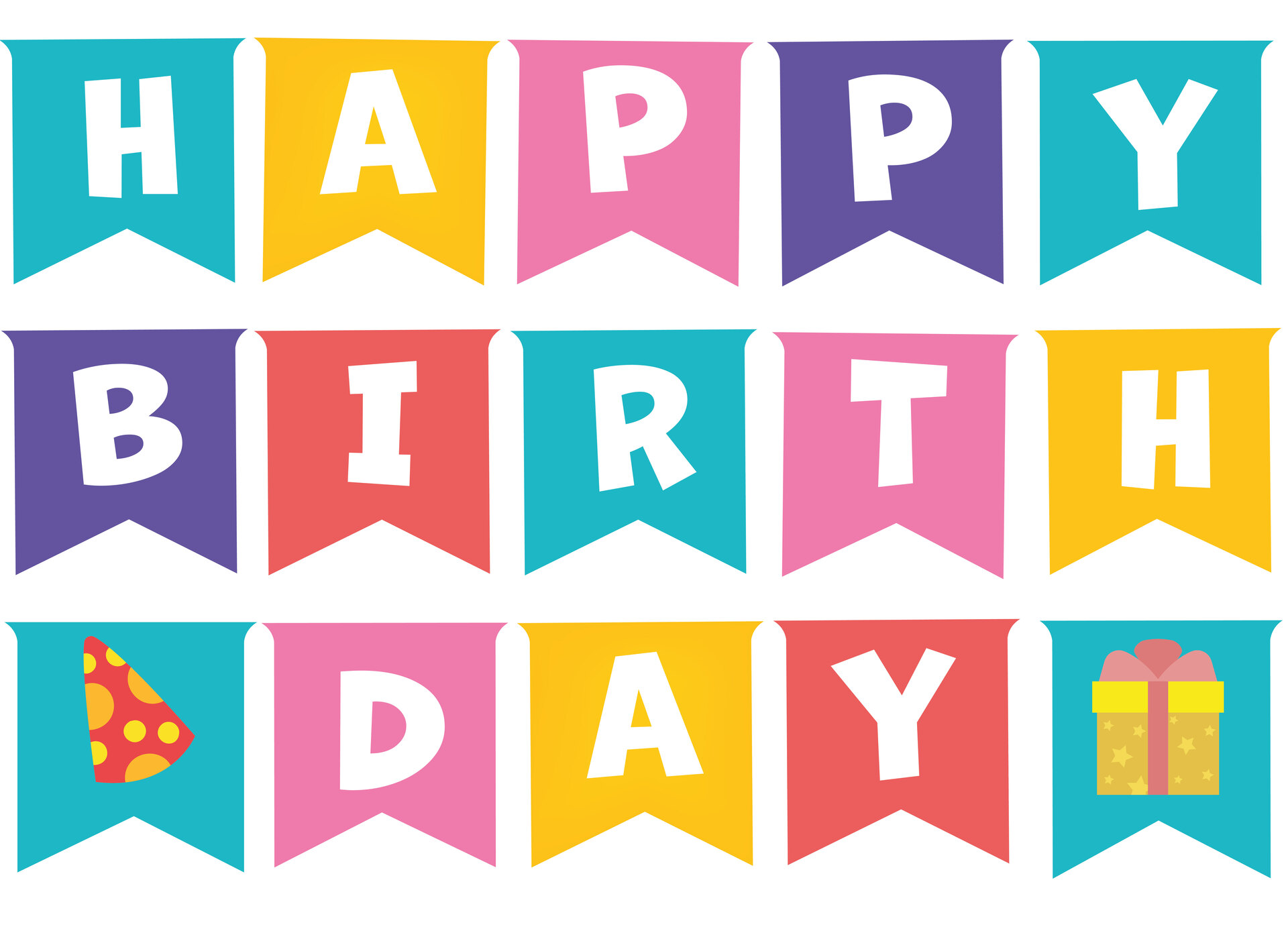 Happy Birthday Banner Printable: Instant Party Decor!