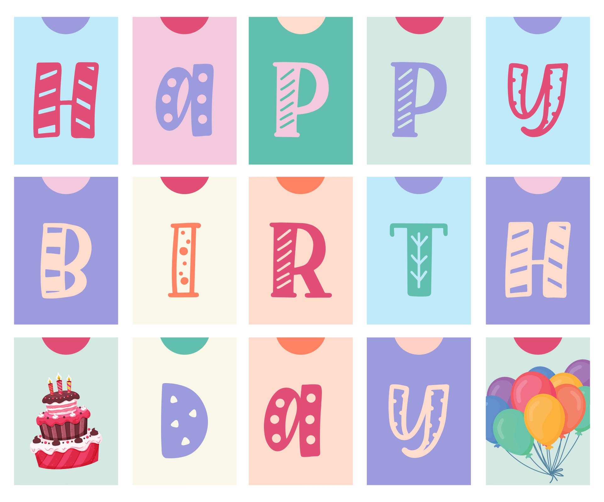 Happy Birthday Banner Printable: Instant Party Decor!
